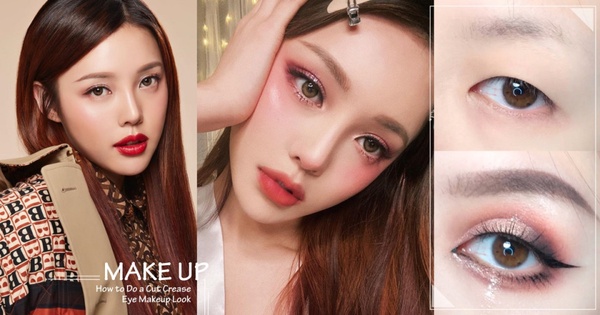 歐美妝不難畫!歐美系「截斷式」眼妝教學創造深邃感,小眼睛完妝變洋娃娃大眼!