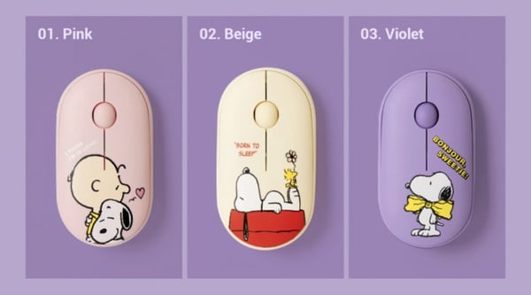 「史努比無線滑鼠」可愛登場！無線連接+無噪音設計，呆萌史努比讓你天天被療癒～