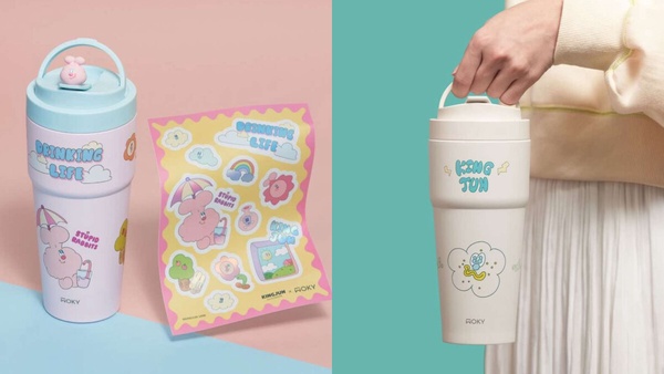 7-11「KINGJUN周邊」 重磅登場！蠢兔&病毒花渾圓杯組、透明果凍提袋、吸管塞可愛必收