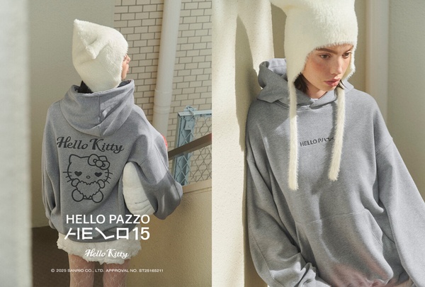 HELLO KITTY × PAZZO 15週年聯名登場！全系列商品&價格公開，巨型Kitty公仔裝置必打卡