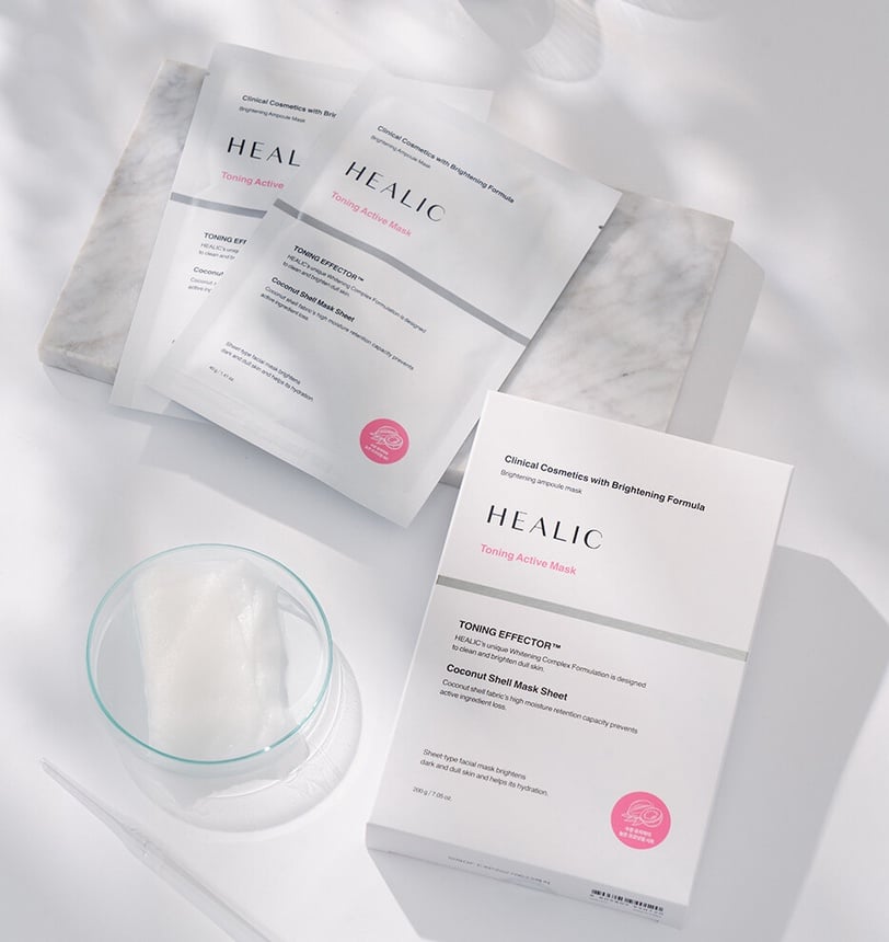 韓系質感亮白超新星！皙麗可HEALIC一擦即亮爽膚棉，角質＆斑點一抹煥發神透亮！